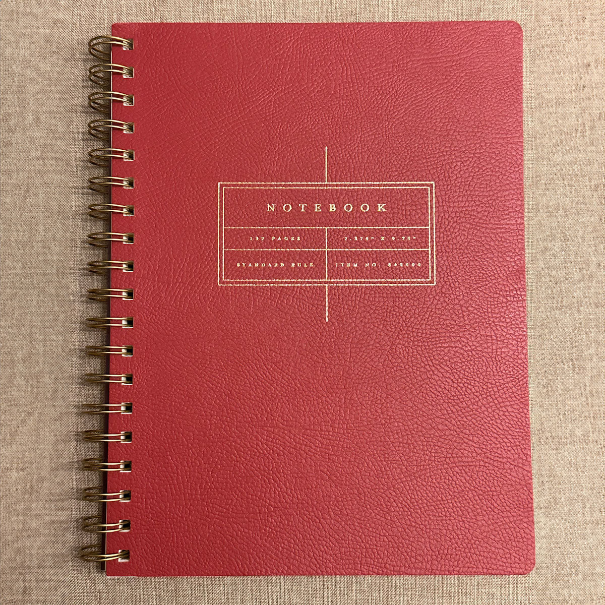 FRINGE TEXTMARK B5 Soft Leather Notebook – DONUM EST