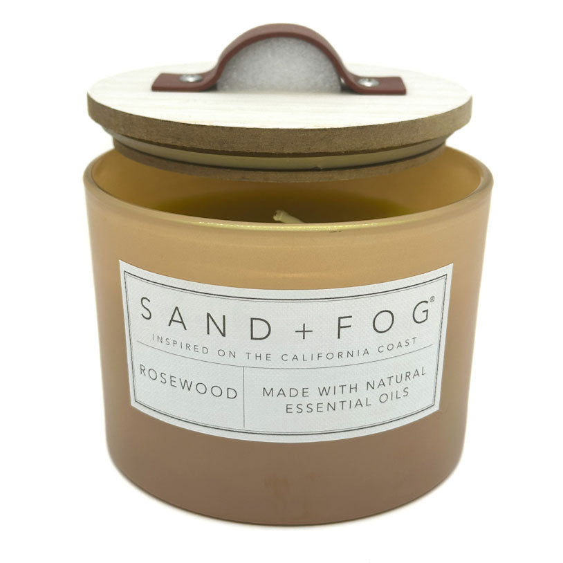 Rosewood Scented Candle | SAND + FOG – DONUM EST