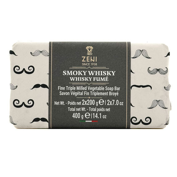 Zeni Italian Vegetable Soap - Smoky Whisky (Pack of 2) – DONUM EST